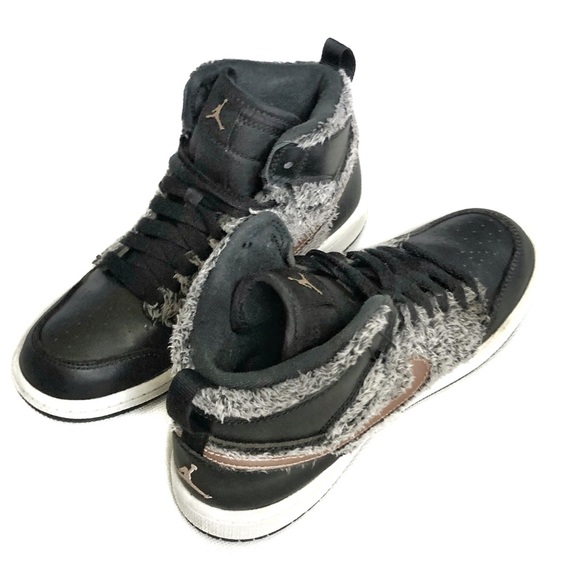 Jordan | Shoes | Air Jordan High Retro Fuax Fur 25 Kids | Poshmark